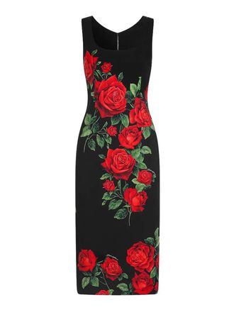 Dolce & Gabbana Robe Au Genou - Noir