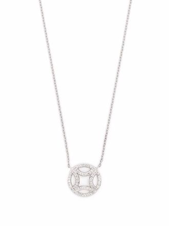 Loyal.e Paris collier Perp&eacute;tuel.le en or blanc recycl&eacute; 18ct pav&eacute; de diamants - Argent