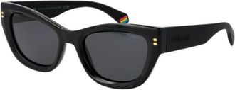 Polaroid Femme, Accessoires, Noir, Taille: ONE Size Lunettes de soleil &agrave; monture en polycarbonate avec protection UV