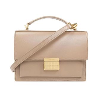 Golden Goose Ledertasche mit Klappe und Metallverschluss - - Bags - Damen - Rosa - ONE SIZE