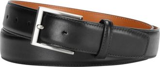 Magnanni Bombierter und zweilagiger Gürtel aus Glattleder in