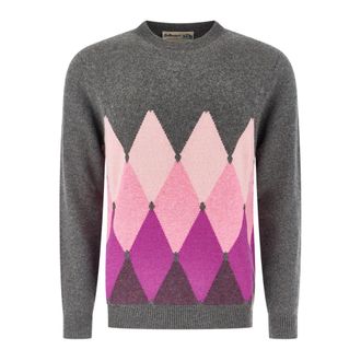 Ballantyne Rundhals-Strickware - - Knitwear - Herren - Grau - XL