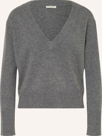 Lilienfels Lilienfels Cashmere-Pullover grau