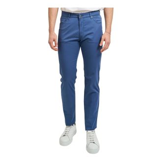 Bugatti Homme, Pantalons, Bleu, Taille: 6XL Pantalon Slim Fit en Coton