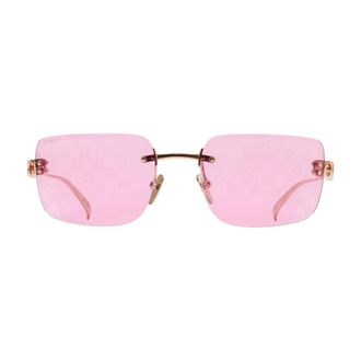 Gucci Gg2038S Randlose- quadratische Sonnenbrille - - Accessories - Damen - Gelb - 61 MM