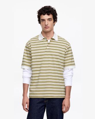 Arket Kurz&auml;rmliges Poloshirt -Gelb