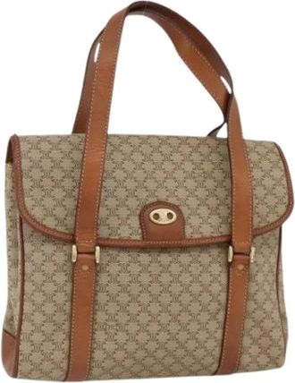 Celine Pre-owned Sac Macadam en toile - Femme - Pre-owned - Beige - Taille: ONE Size