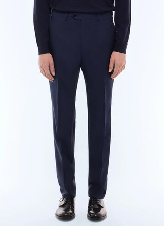 Fursac Pantalon de costume ajust&eacute; en laine - Taille 36 - Homme