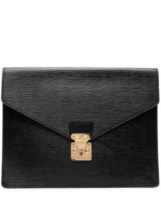 Louis Vuitton 2000s pre-owned Clutch aus Epi-Leder - Schwarz
