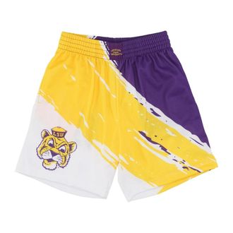 Mitchell & Ness LSU Tigers Basketball Shorts Sublimated Mesh - - Sport - Herren - Mehrfarbig - XL