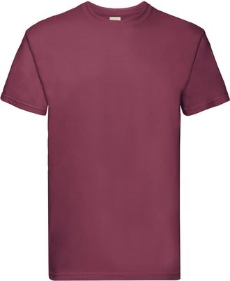 Fruit Of The Loom Super Premium T, Gr&ouml;&szlig;e:L, Farbe:Burgund