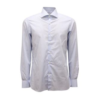 Sonrisa Homme, Chemises, Bleu, Taille: M Camicia Superior Shirt