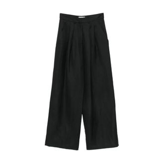Pantaloni Torino Wide Hosen - - Trousers - Damen - Schwarzk - S
