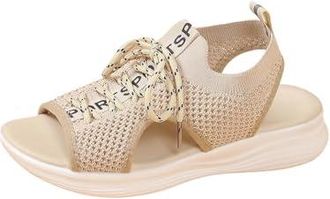 Generic Sandales Femme &eacute;t&eacute; Confortable Orthop&eacute;dique avec Bout Ouvert Chaussures Antid&eacute;rapant Respirantes Casual Sandales de Plage Leger Boho Platform Sandals,