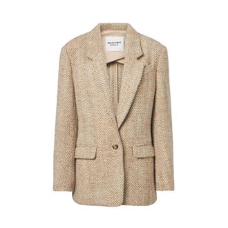 Isabel Marant Tweed Habit Jacke - - Jackets - Damen - Beige - L