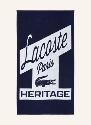 Lacoste Strandtuch Lretro blau
