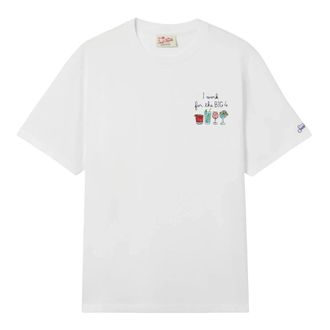 MC2 Saint Barth Homme, Tops, Blanc, Taille: XL Portofino T-shirt