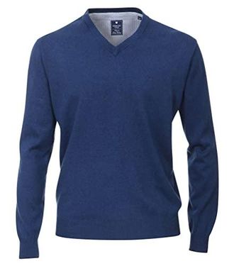 MichaelaX-Fashion-Trade Redmond 600 Pull &agrave; col en V pour homme - Bleu - XXXL