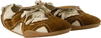 Acne Studios Womens Sneakers - Acne Studios Leather Brown Lambskin Shoes