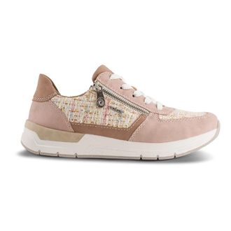 Rieker Casual Tweed Sneaker f&uuml;r Frauen - - Shoes - Damen - Rosa - 39 EU