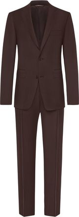 Canali Anzug aus Super 130 Schurwolle mit Reverskragen in