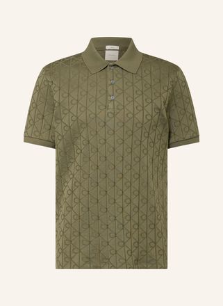 Calvin Klein Jersey-Poloshirt gruen