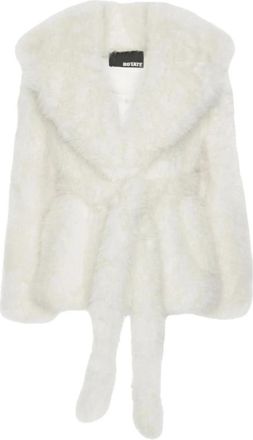 Rotate Kurze Jacke aus Kunstfell - - Jackets - Damen - Wei&szlig; - L/XL