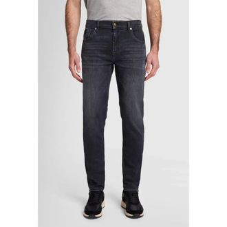 7 For All Mankind Homme, Jeans, Noir, Taille: W34 Slimmy Tapered Special Edition Stretch Tek Hyphen