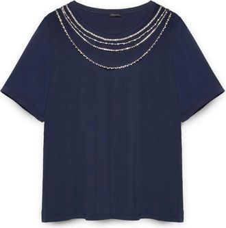 Fiorella Rubino Damen, Oberteile, Blau, XLGr&ouml;&szlig;e