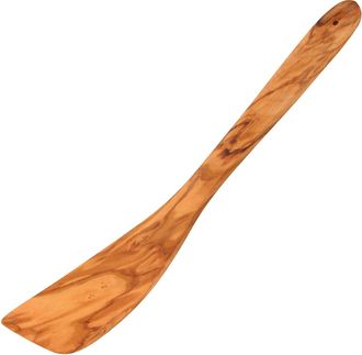 Fackelmann Fackelmann OLIVE Pfannenwender 30 cm - Eleganter Holzwender aus Olivenholz mit Einzigartiger Maserung, Spülmaschinenfest, Braun