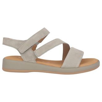 Gabor Klettverschluss Damen Sandale Leichte Sohle - - Shoes - Damen - Grau - 40 1/2 EU