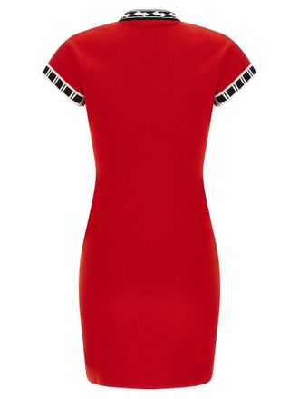 Versace Womens Multicolor Cotton Short Dress