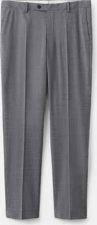 Mango Pantalon de costume London regular-fit gris - Homme - 38 - MANGO MAN