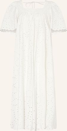 Suncoo Kleid Cyriel Aus Lochspitze weiss