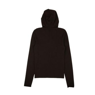 Bottega Veneta Mens Black Cashmere Hoodie Clothing
