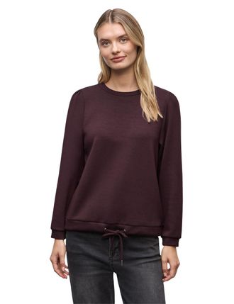 Street One Damen 3228601 Silk-Look Shirt, Jazz Berry, 38