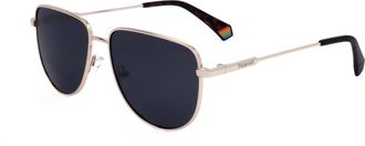 Polaroid Pld 6196/s/x J5G/M9 GOLD Sunglasses Unisex Steel, Standard, 56