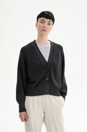 Mela Damen vegan Cardigan Bhuma Schwarz
