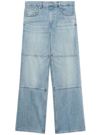 Helmut Lang jean &agrave; coupe ample - Bleu