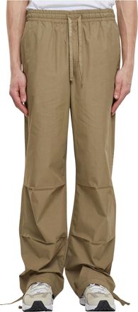 Urban Classics Herren Hose Wide Poplin Pants, lässige Hose mit Kordelzug für Männer, Loose Fit, Baumwolle