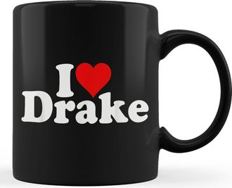 Generic Kaffee-Tasse Ich Liebe Drake Langlebige Keramik Teetasse Personalisiert Becher Aus Porzellan F&uuml;r Jubil&auml;um Saft Freundin