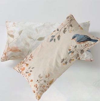 Generic Kissenbezug 40x80cm Creme Kissenbez&uuml;ge Tier Kissenbez&uuml;ge Pillow Cover Dekokissen Samt 2er Set Beidseitig Bedruckt Weich und Bequem Leicht Reinigen f&uuml;r