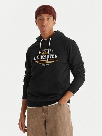 Quiksilver Sweatshirt Screen Fleece Classic EQYFT05137 Schwarz Regular Fit