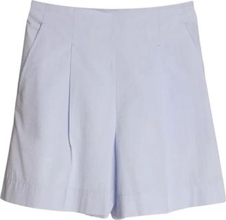 Max Mara Femme, Shorts, Bleu, Taille: 38 FR Short Shorts