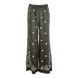 P.A.R.O.S.H. Beach26 Wide Hosen - - Trousers - Damen - Gr&uuml;n - XS