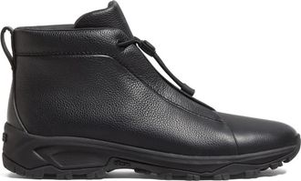 Ermenegildo Zegna baskets Triple Stitch Vetta en daim - Noir