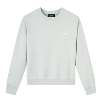 A.P.C. A.p.c., Homme, Sweatshirts et sweats &agrave; capuche, Gris, Taille: M Standard Rue Madame SweaT-shirt
