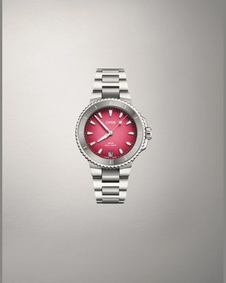 Oris Aquis Date Taste of Summer 36,5mm Rosa Damenuhr 01 733 7792 4158-07 8 19 05P