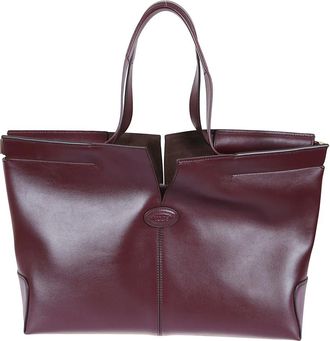 Tod's Femme, Sacs, Rouge, Taille: ONE Size Tote Bags