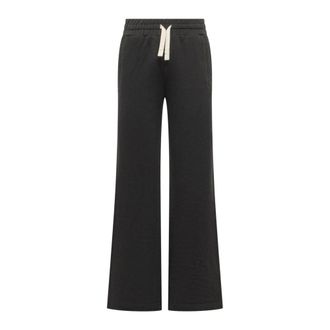 Palm Angels Curved Logo Sweatpants - - Trousers - Damen - Schwarzk - XS